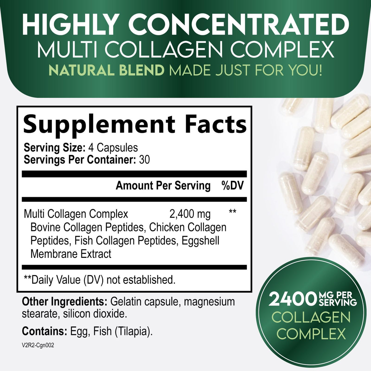 hydrolyzed collagen peptides for skin