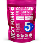 Hydrolyzed collagen peptides for skin