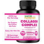 Hydrolyzed collagen peptides for skin