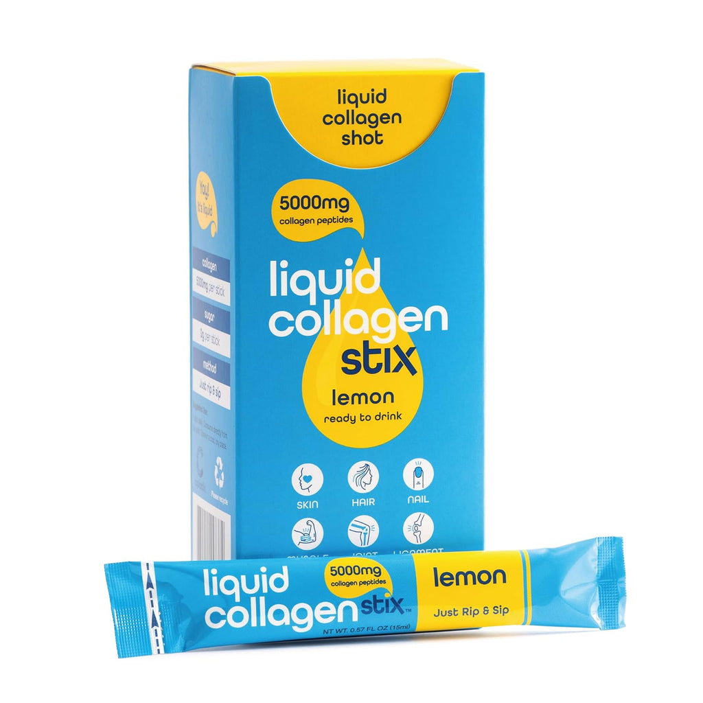 Hydrolyzed collagen peptides liquid supplement