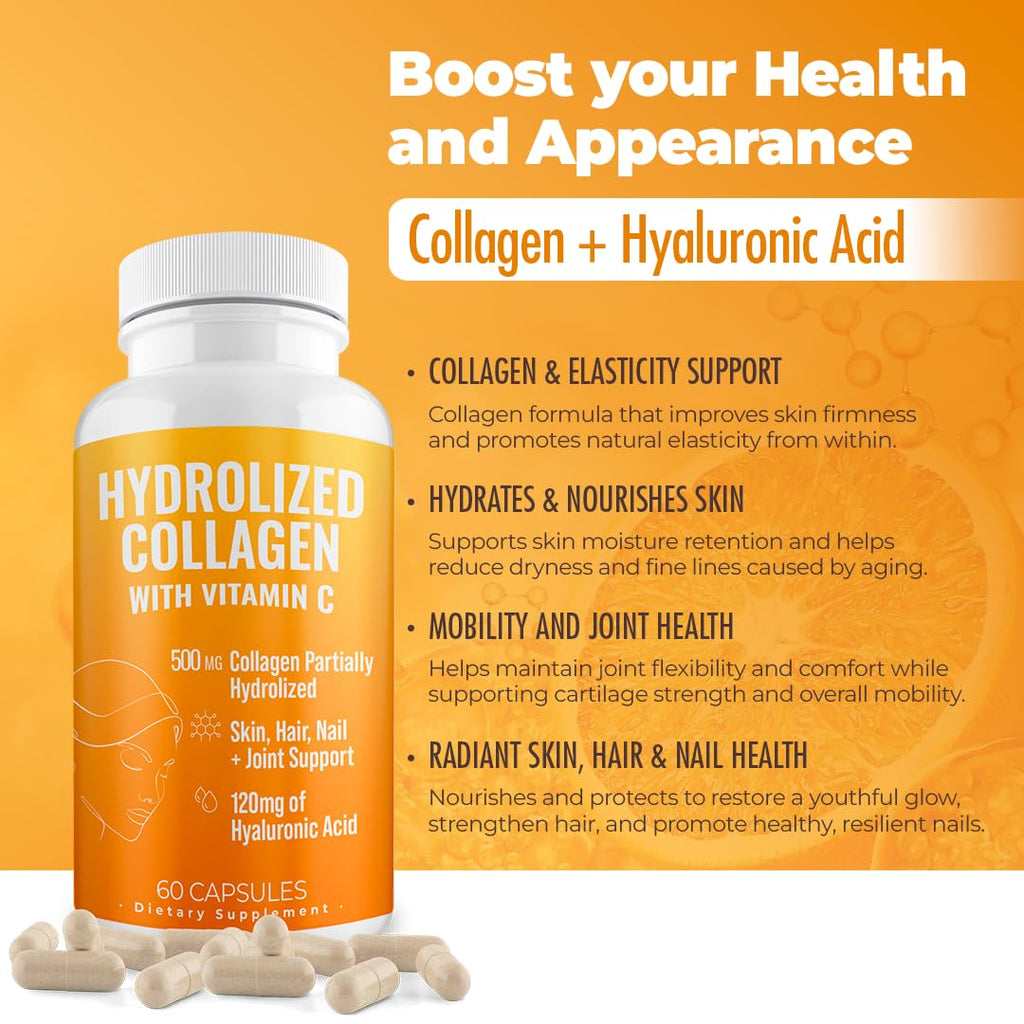 Hydrolyzed collagen powder for hair