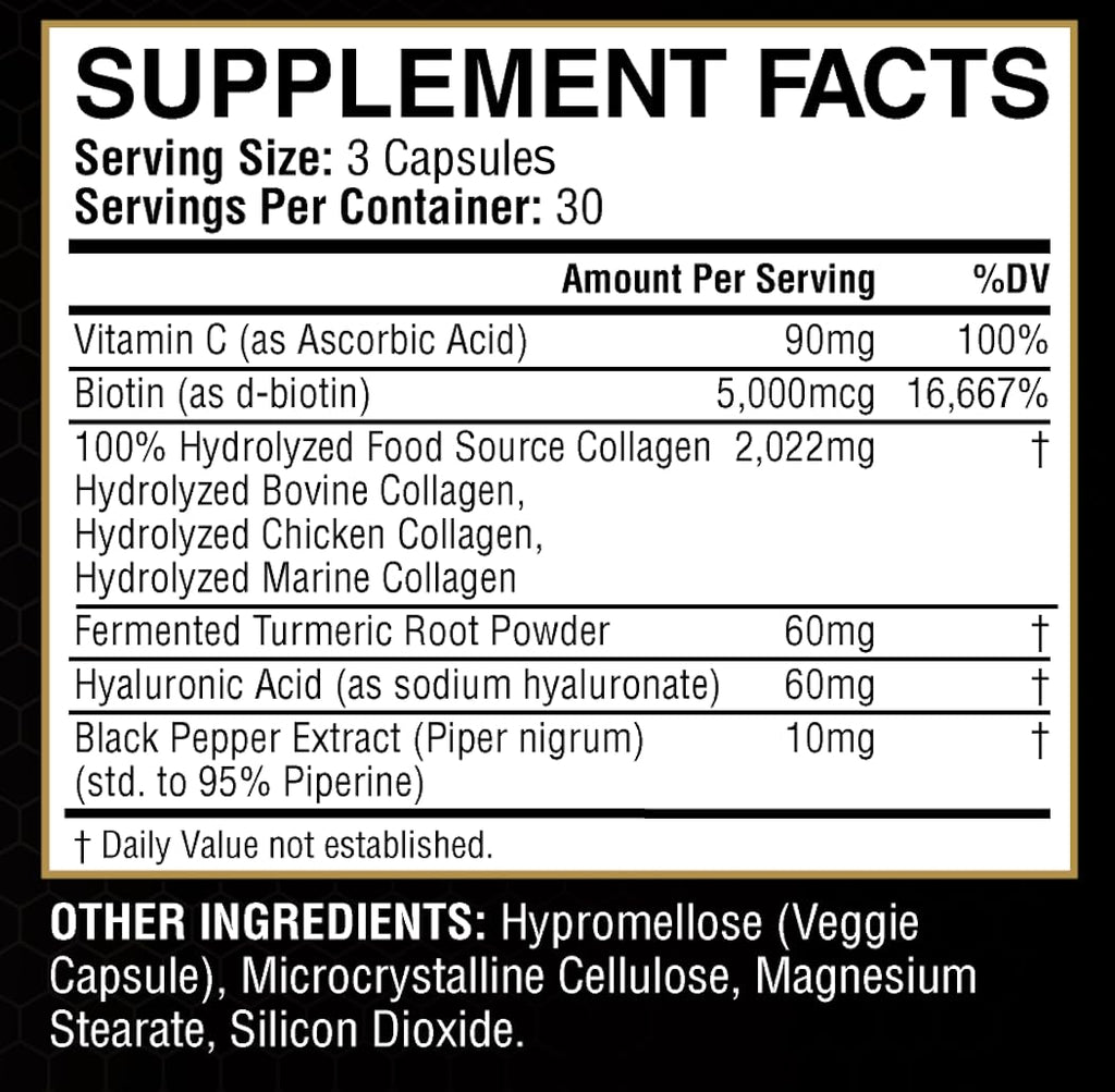 hydrolyzed collagen types I II III