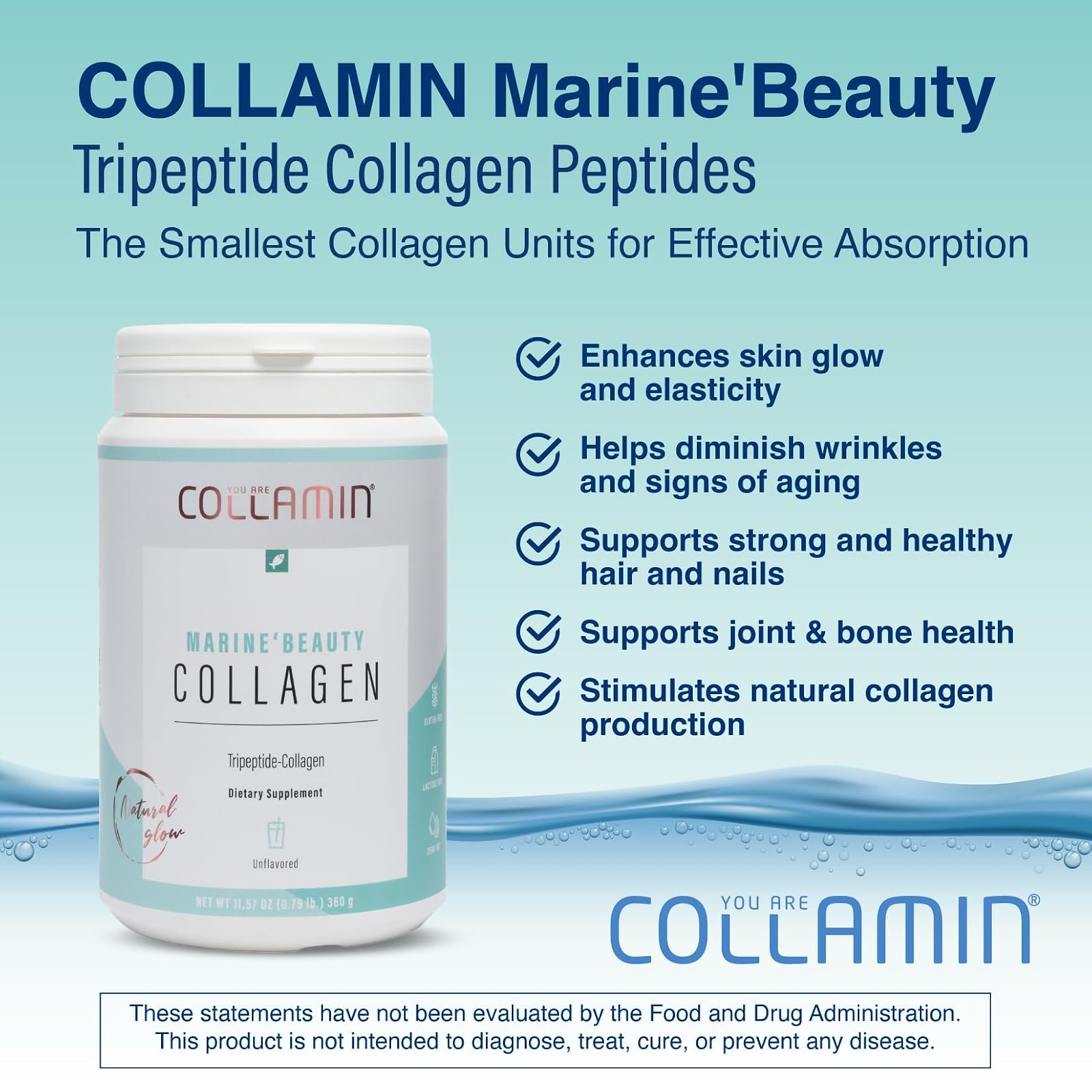 Hydrolyzed marine collagen for beauty