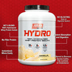 Hydrolyzed whey protein for faster absorption