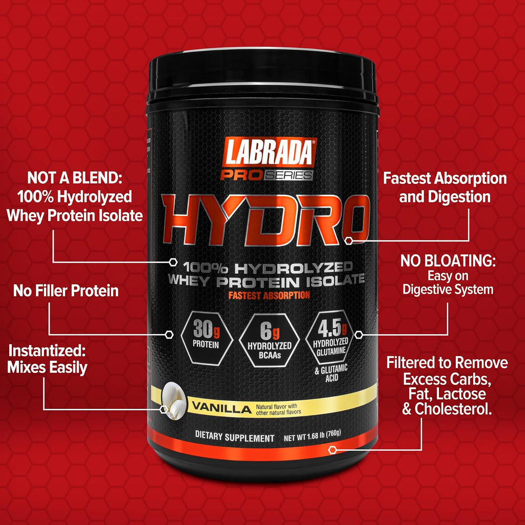 Hydrolyzed whey protein for muscle recovery