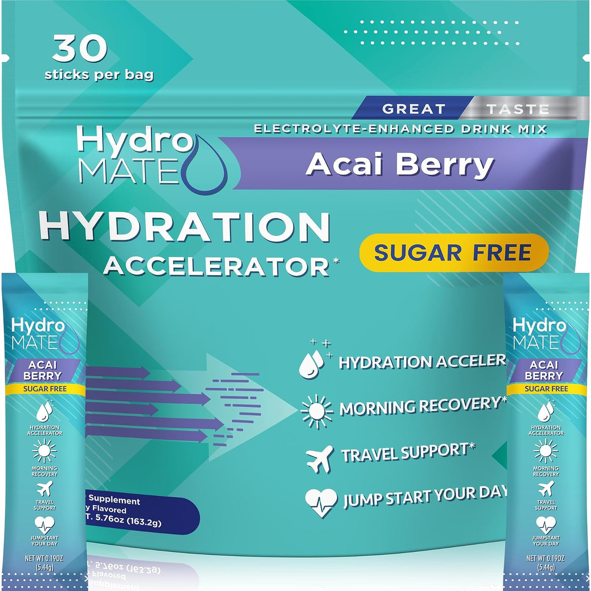 HydroMATE electrolyte powder for hydration