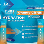 HydroMATE electrolyte powder orange packets