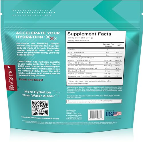 HydroMATE electrolyte tablets for sports