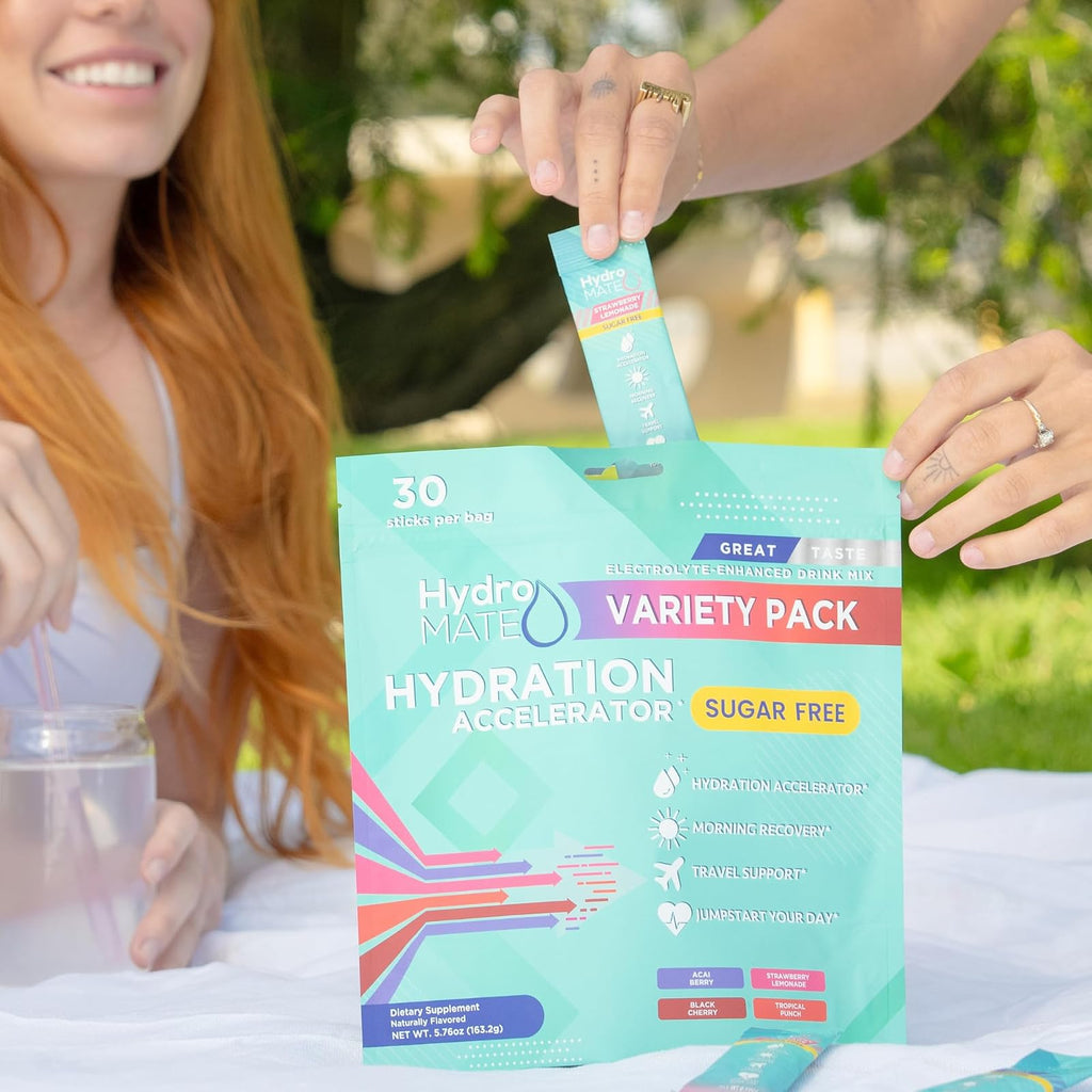 HydroMATE electrolytes for workout recovery