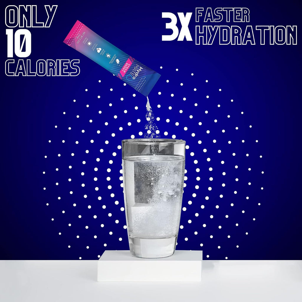 HydroMATE hydration packets for on-the-go