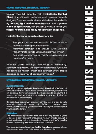 HydroStrike BCAAs for improved performance