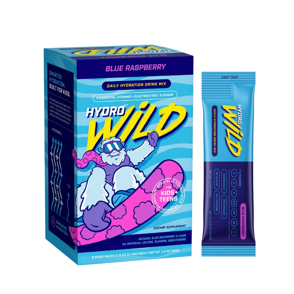 HydroWild kids electrolyte drink mix