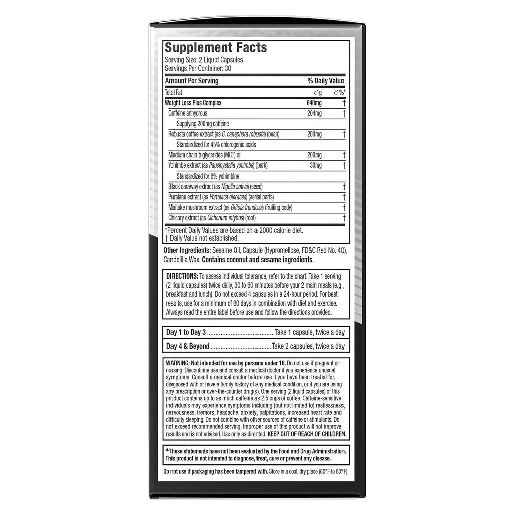 Hydroxycut thermogenic support for fitness