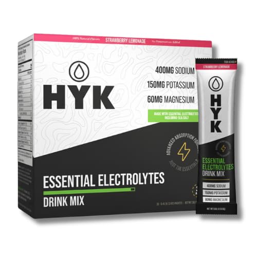 HYK electrolytes powder strawberry lemonade