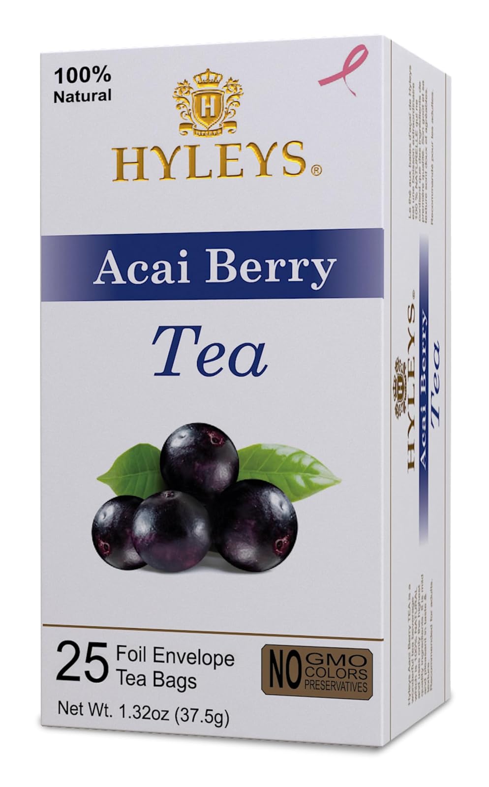 Hyleys acai berry herbal tea bags