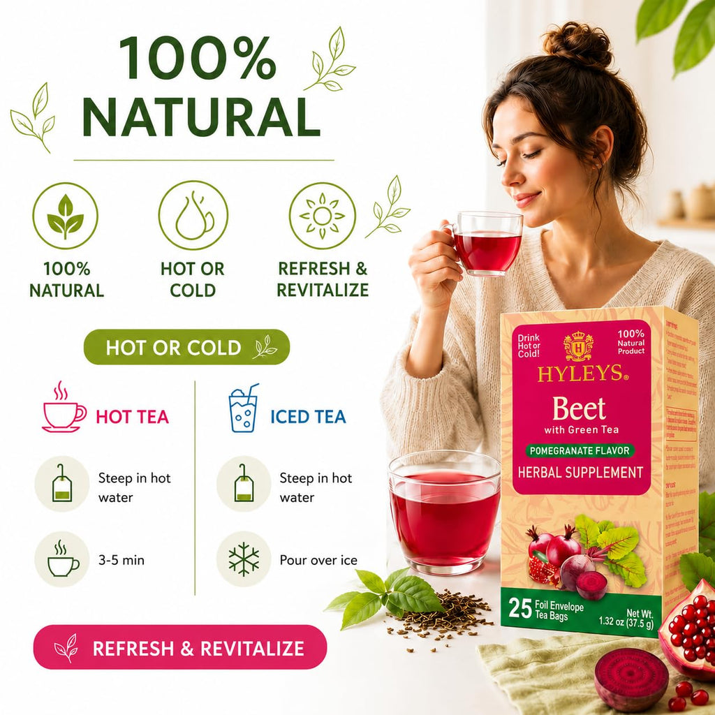 Hyleys beet and green tea blend