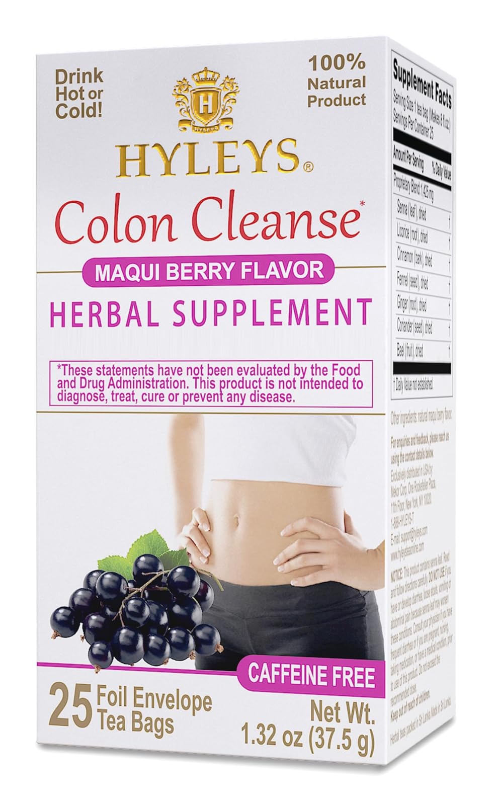 Hyleys Colon Cleanse Tea benefits