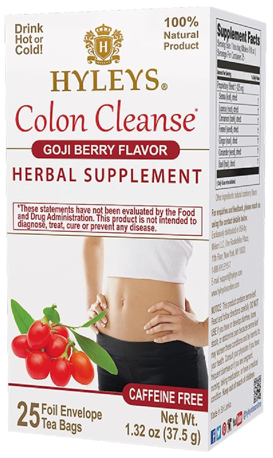 Hyleys Colon Cleanse Tea benefits