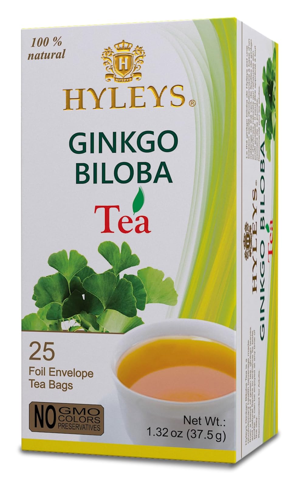 Hyleys Ginkgo Biloba herbal tea bags