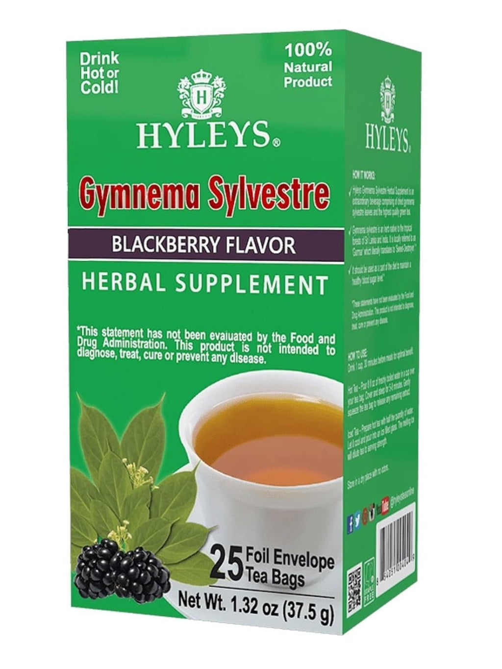 Hyleys Gymnema Sylvestre herbal tea bags