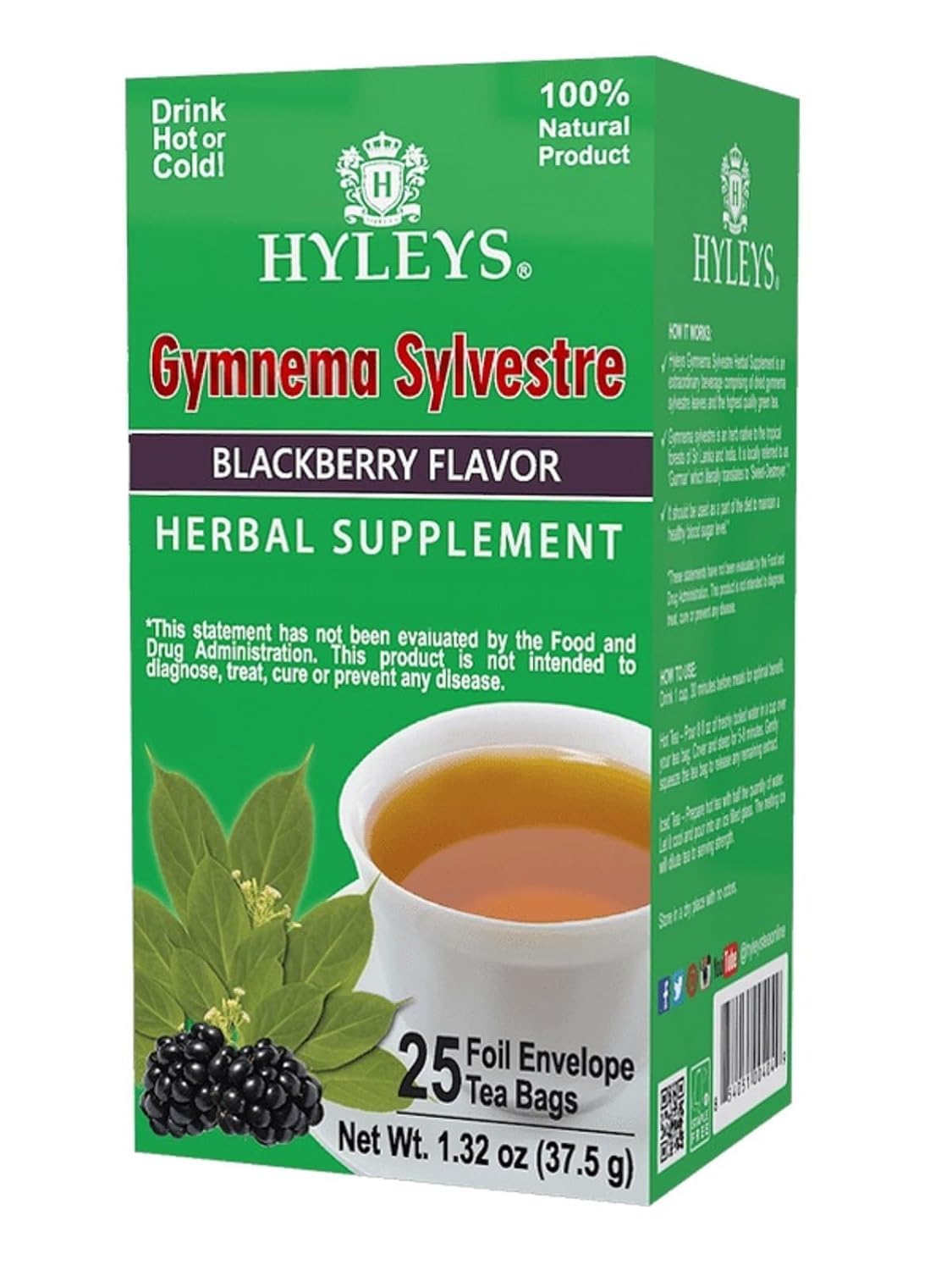 Hyleys Gymnema Sylvestre herbal tea bags
