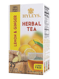 Hyleys lemon ginger herbal tea bags