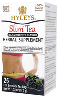 Hyleys Slim Tea blackberry flavor bags