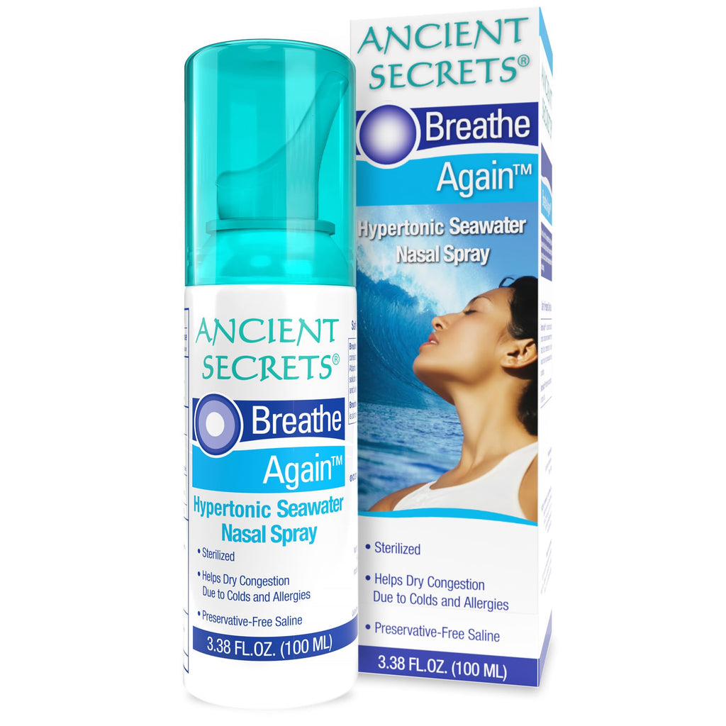 hypertonic seawater nasal spray benefits
