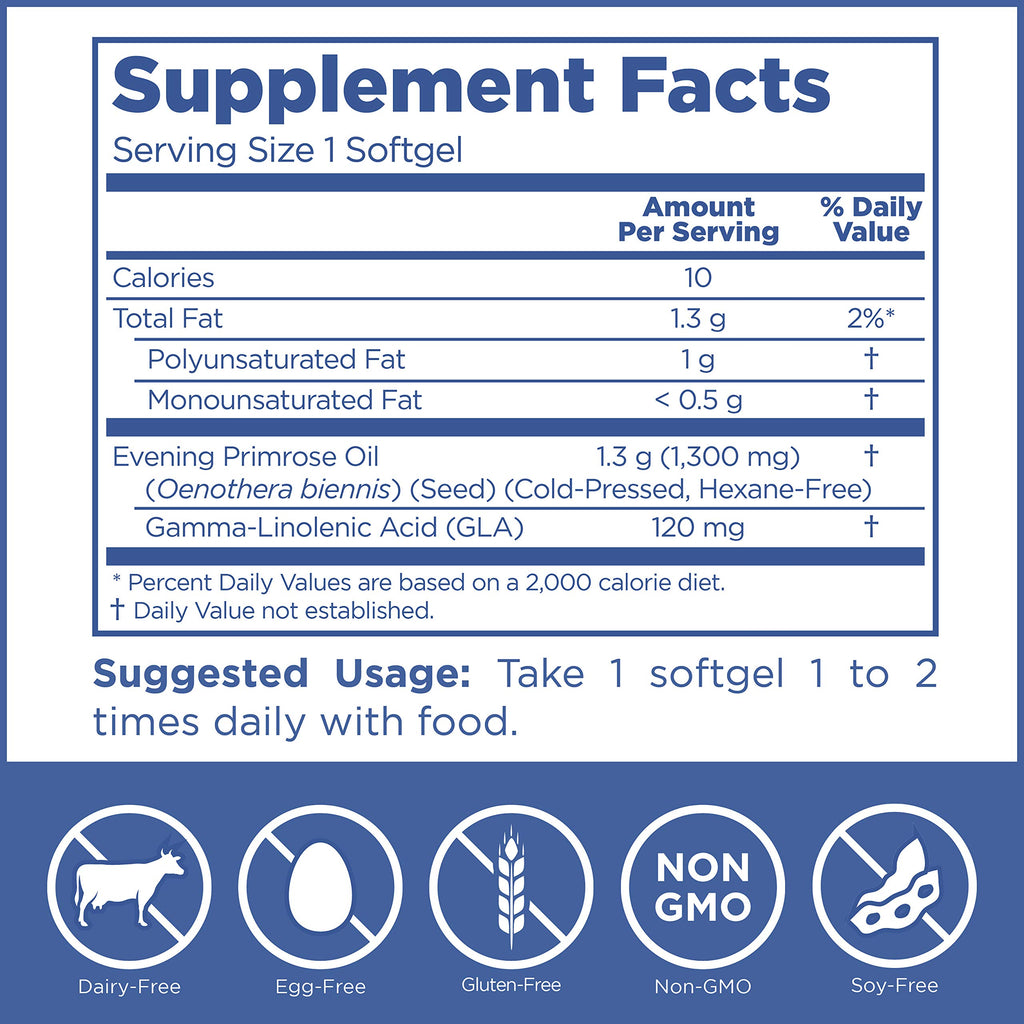 hypoallergenic evening primrose supplement