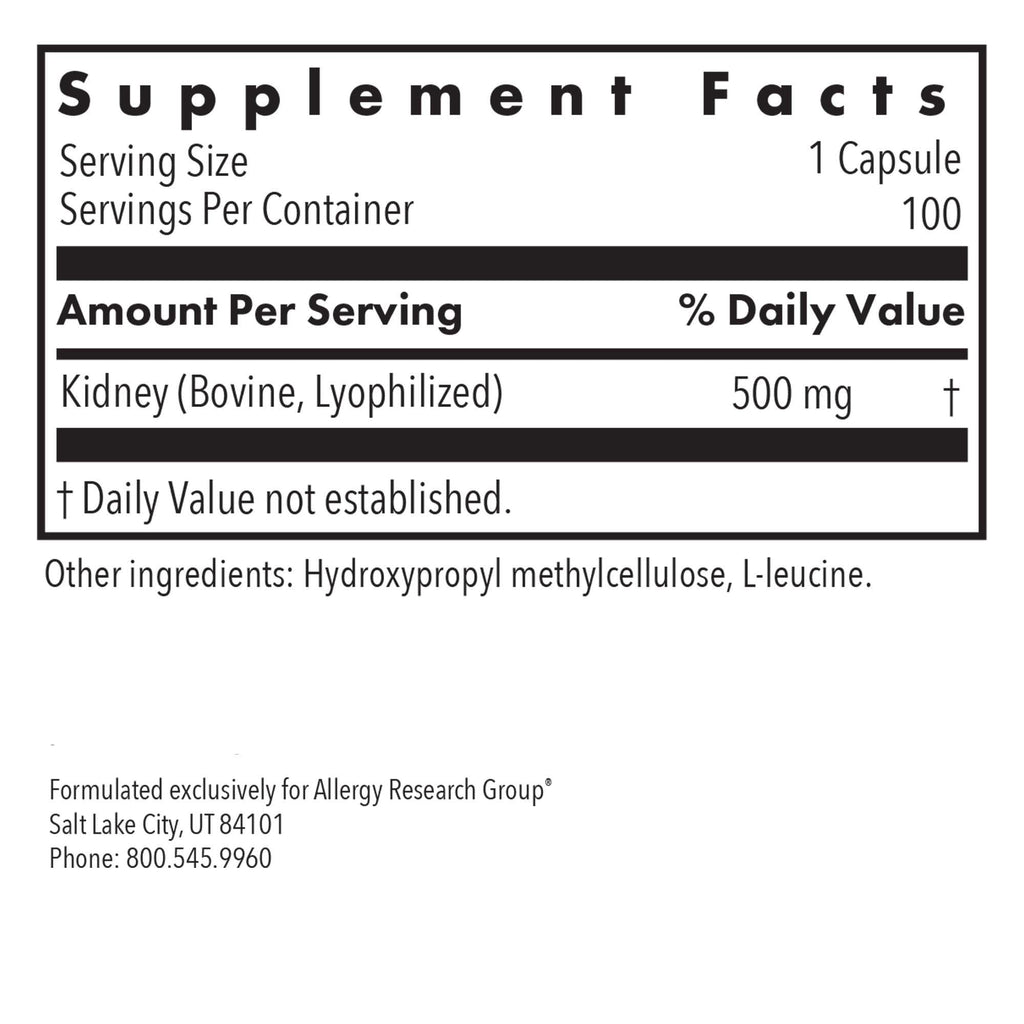 hypoallergenic kidney supplement for wellness