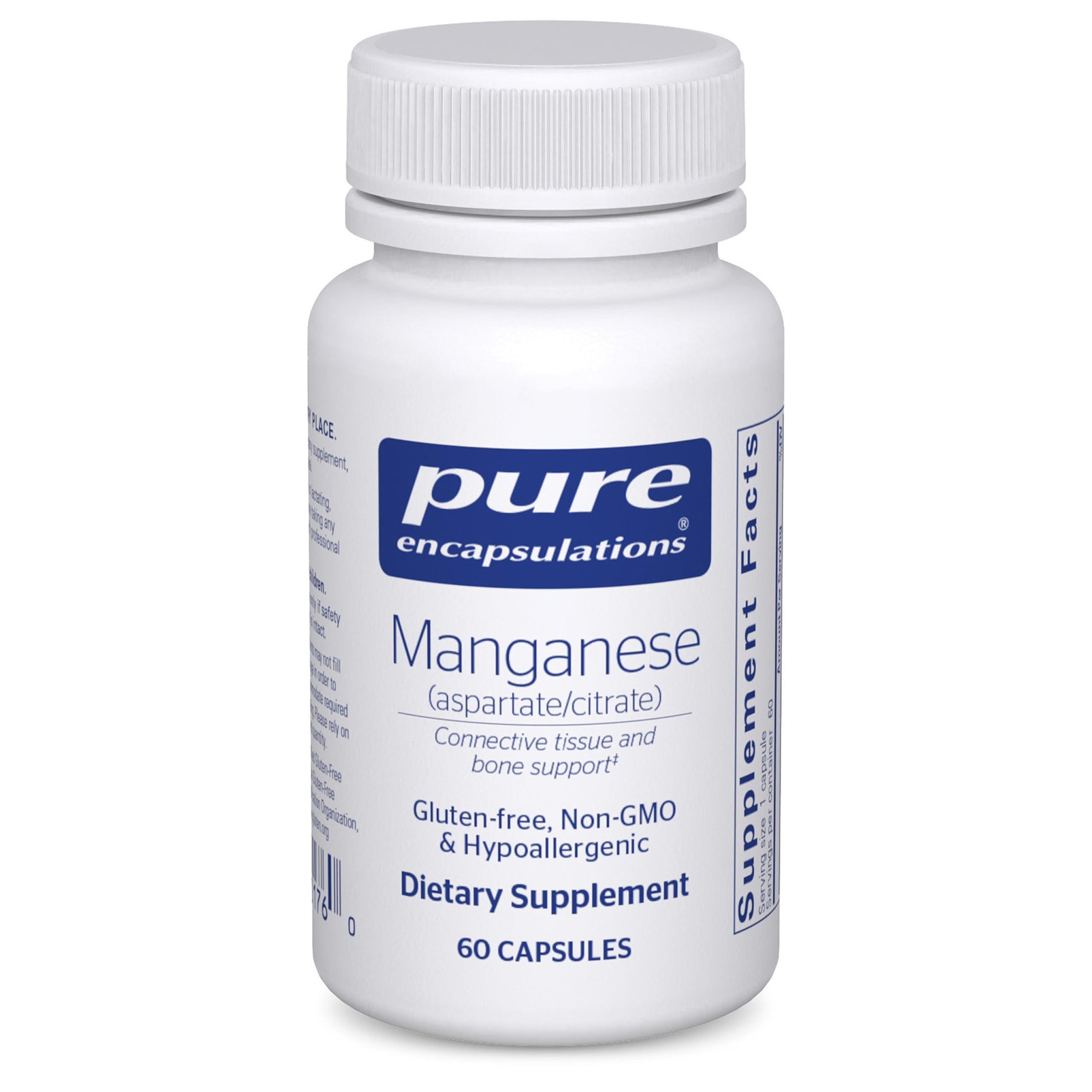 hypoallergenic manganese for bone health