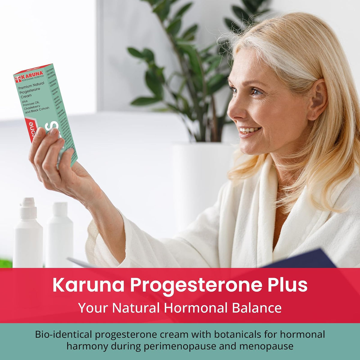 Hypoallergenic menopause support cream by Karuna