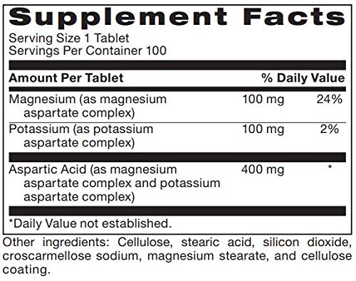 Hypoallergenic potassium tablets for muscle support