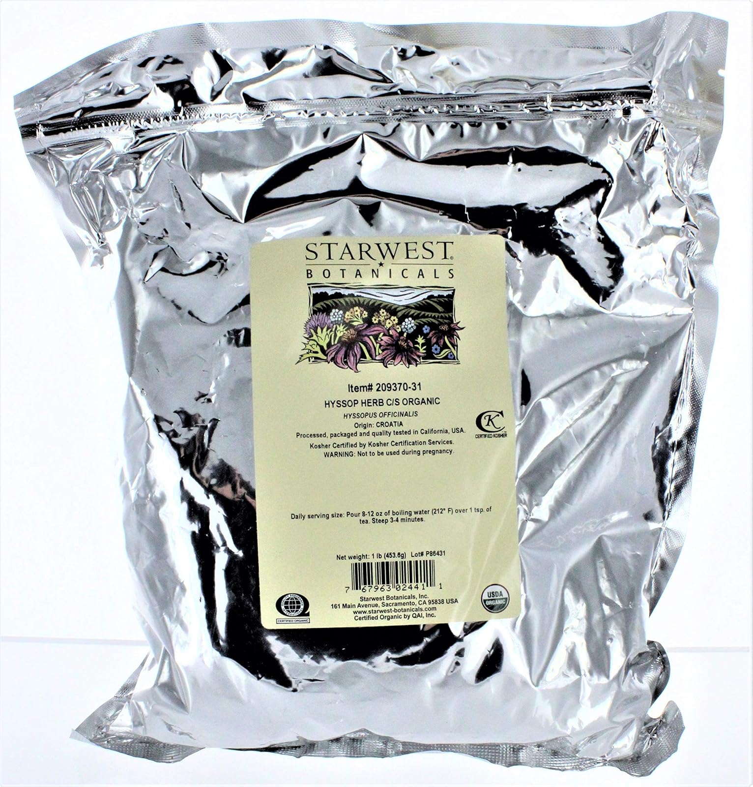 hyssop herb for herbal tea