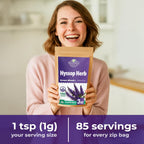 hyssop herbal tea for refreshing moments