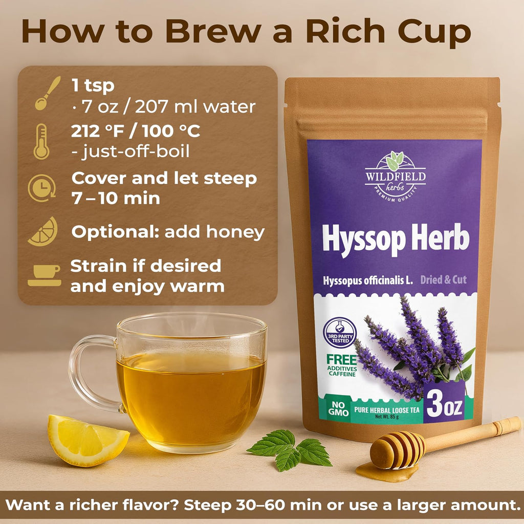hyssop tea blend for digestive health