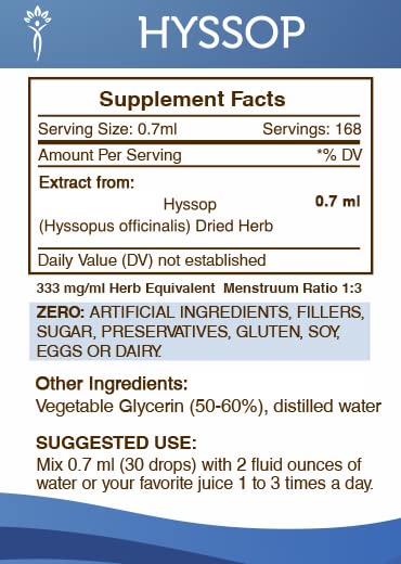 hyssop tincture for stress relief