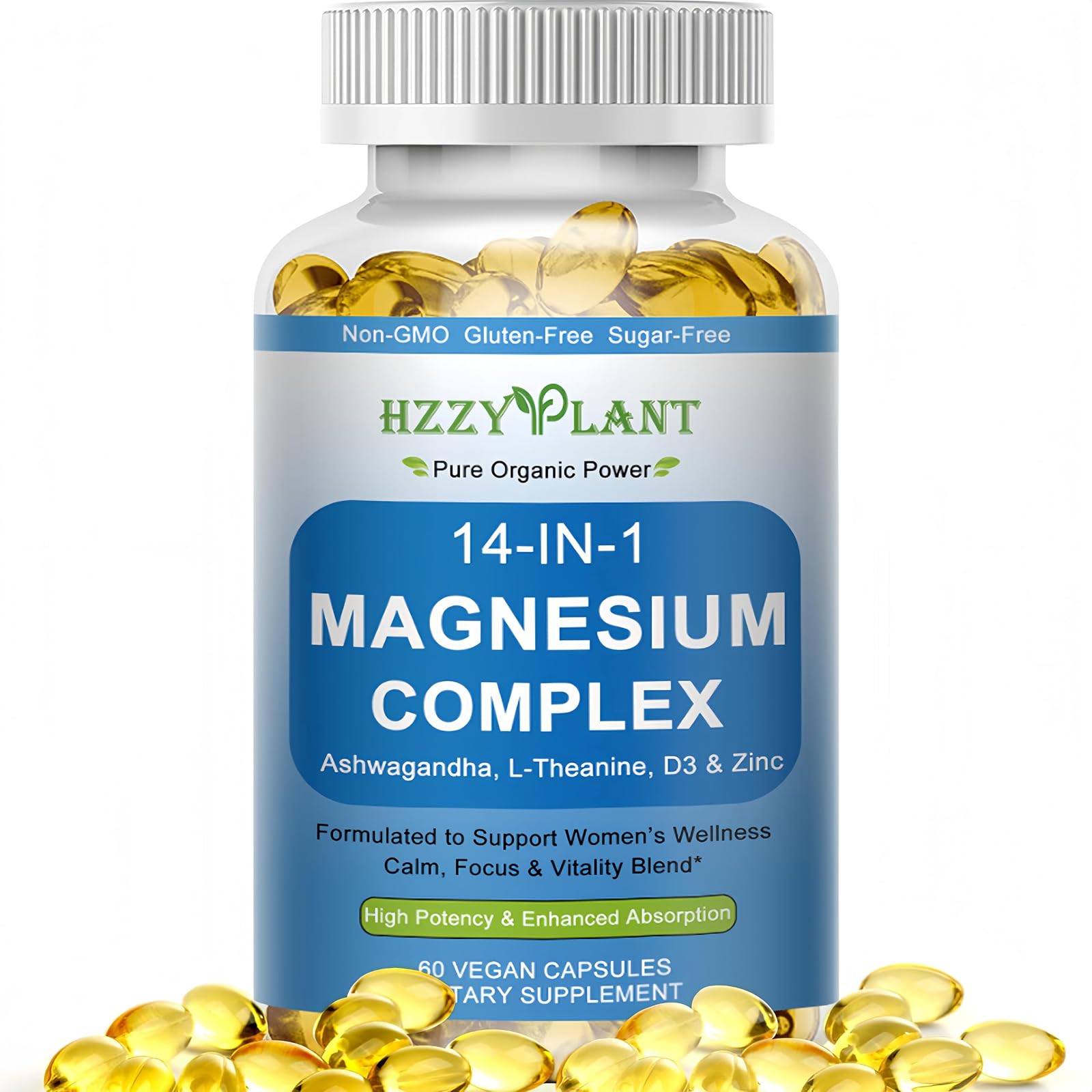 HZZYPLANT magnesium complex softgels