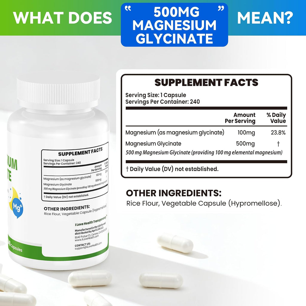 I LOVE HEALTH magnesium supplement