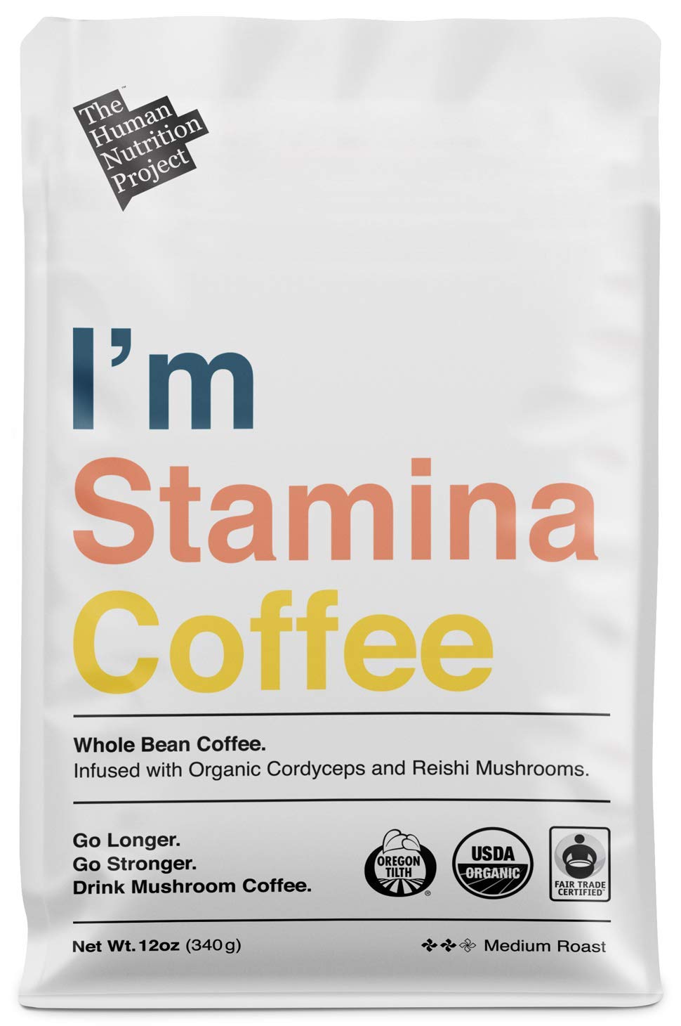 I'm Stamina Coffee organic mushrooms
