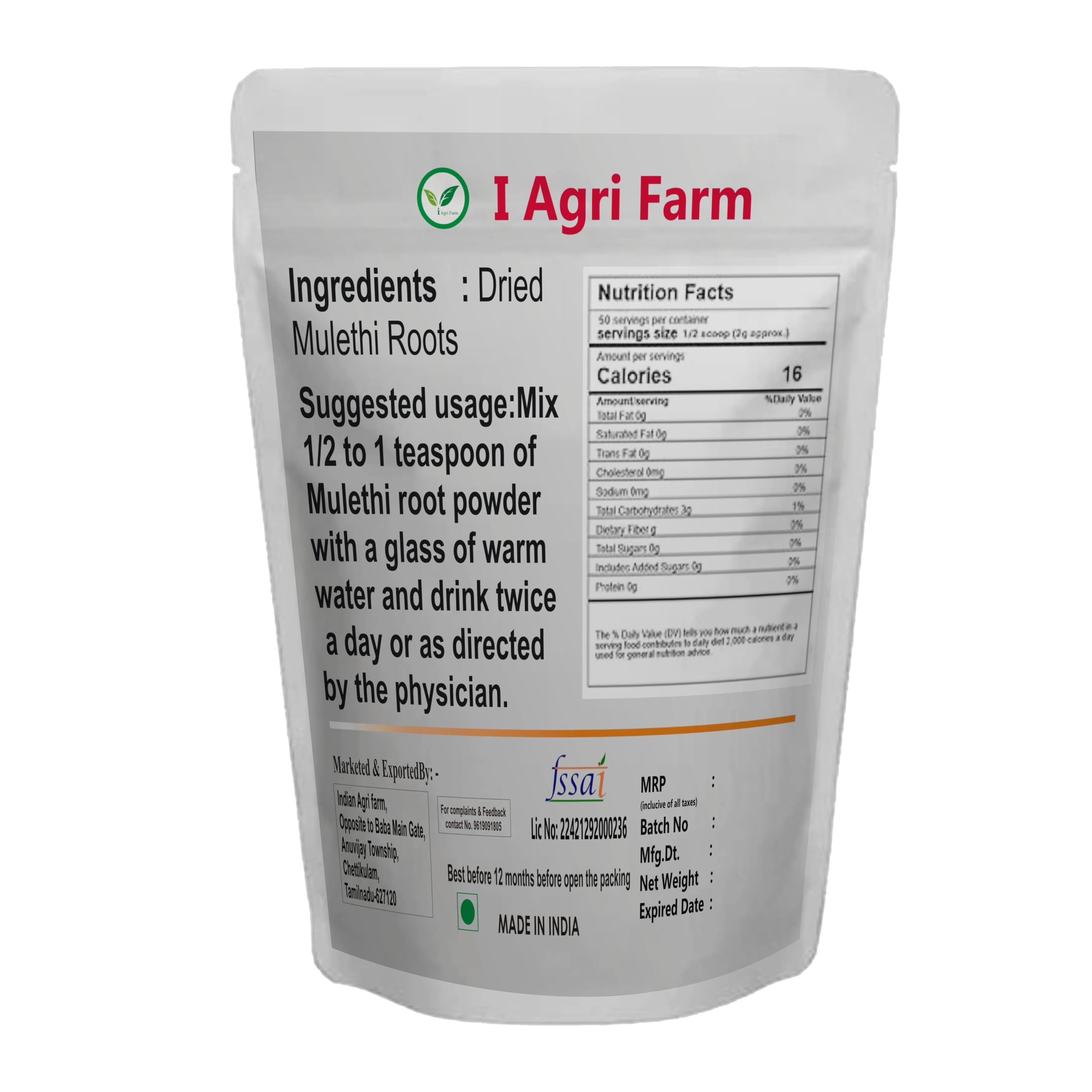 Iagrifarm licorice root health advantages