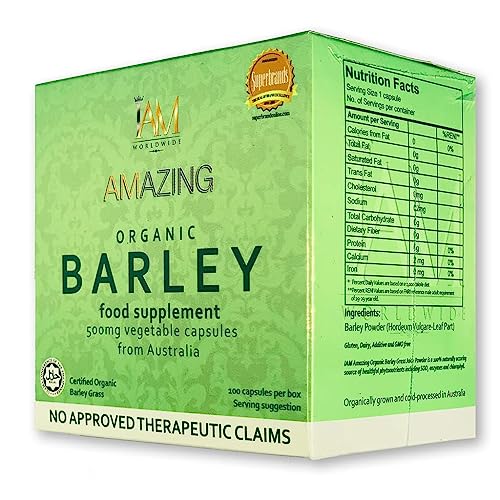 IAM WORLDWIDE Organic Barley capsules