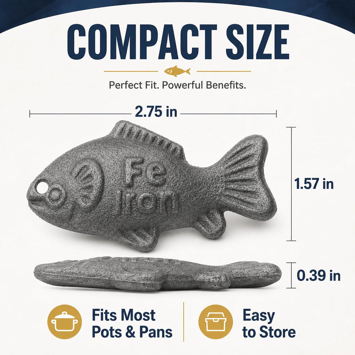 ibasenice iron fish kitchen accessory