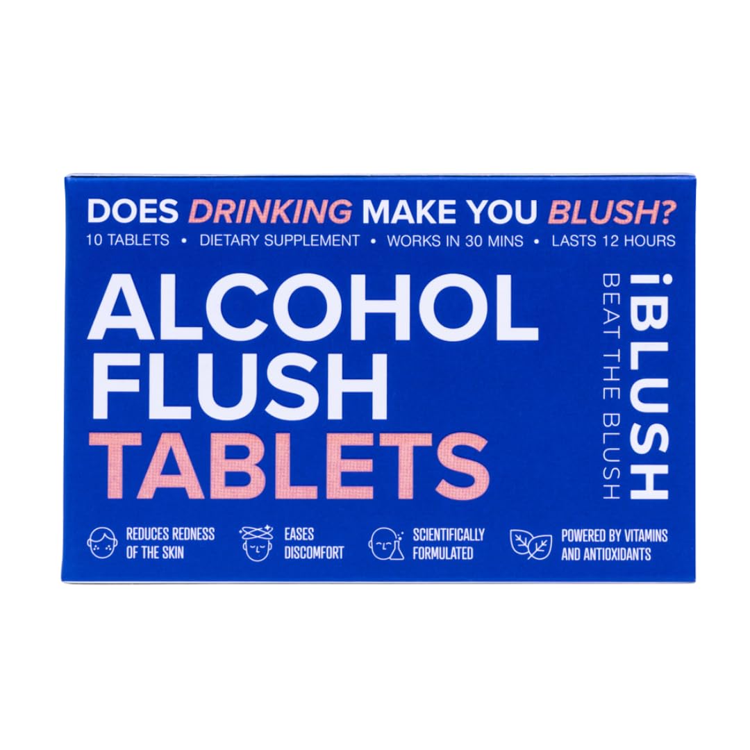 iBLUSH alcohol flush tablets benefits