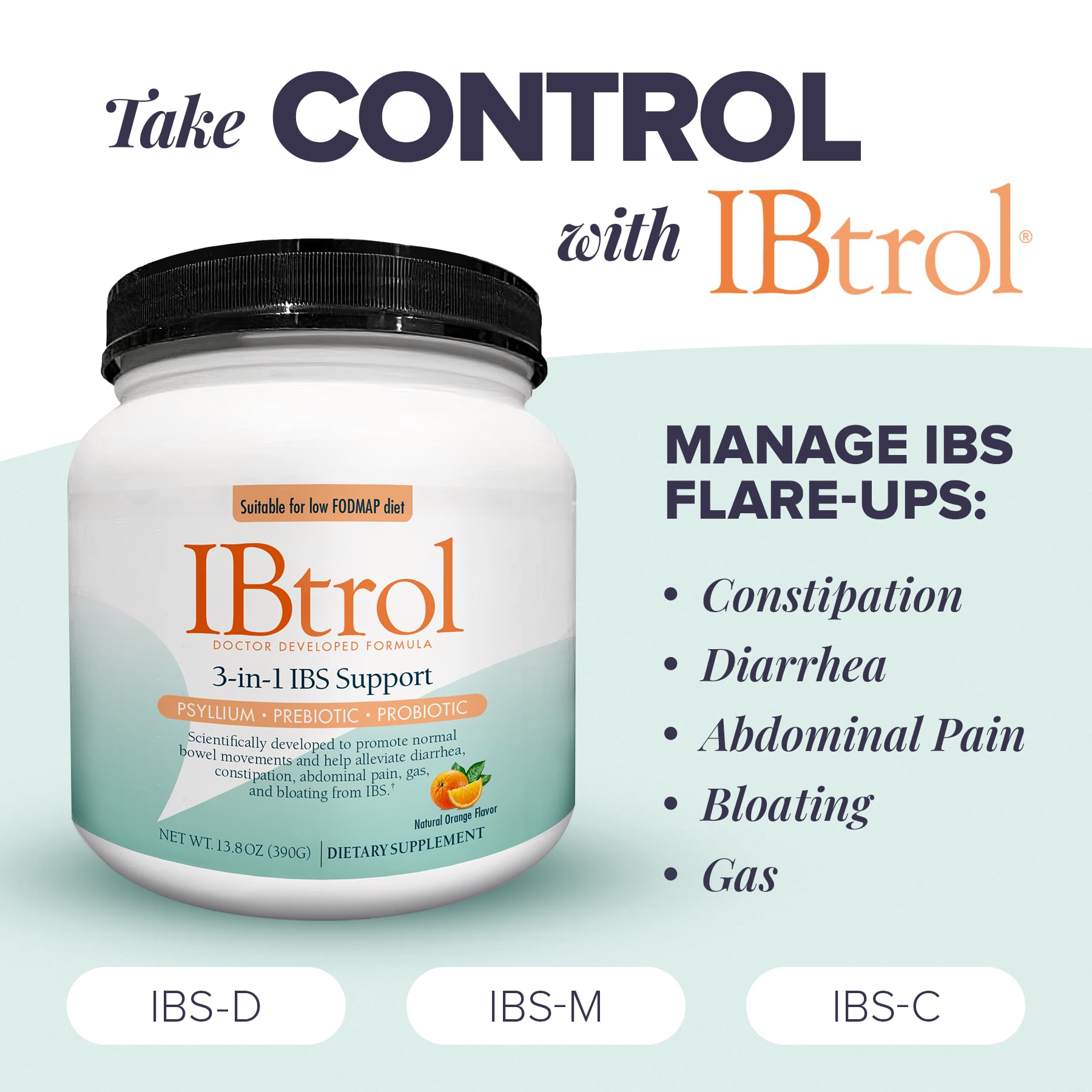 IBS symptom relief with psyllium