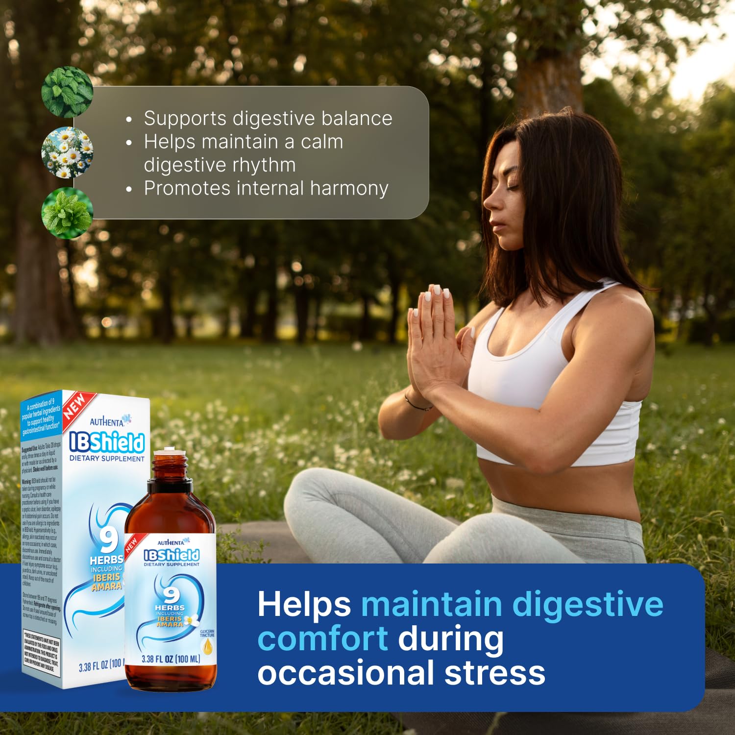 IBShield chamomile for digestive support