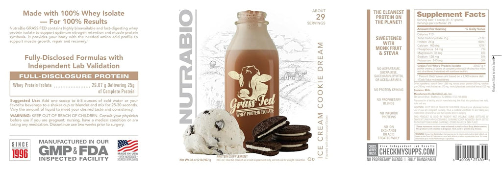 Ice Cream Cookie protein flavour