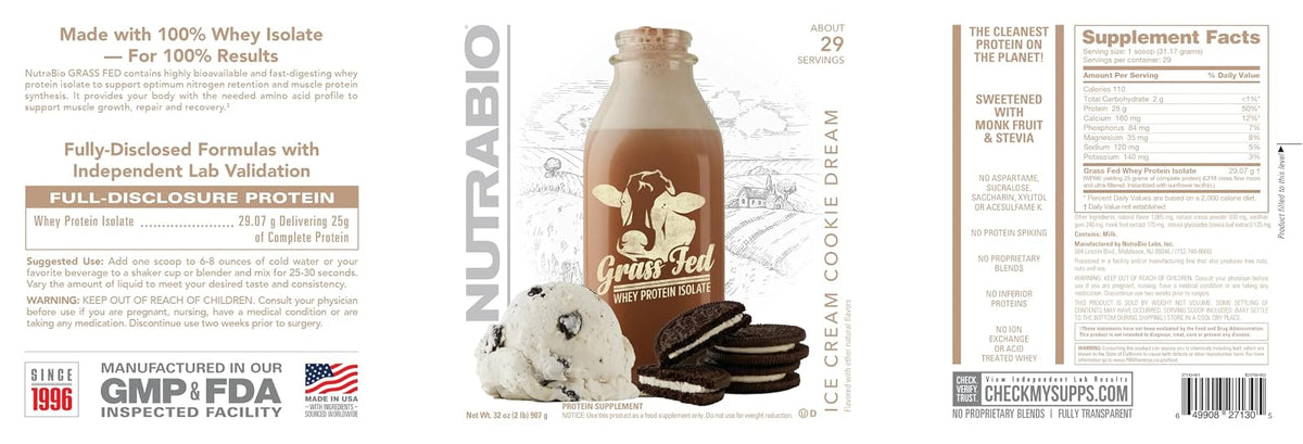 Ice Cream Cookie protein flavour