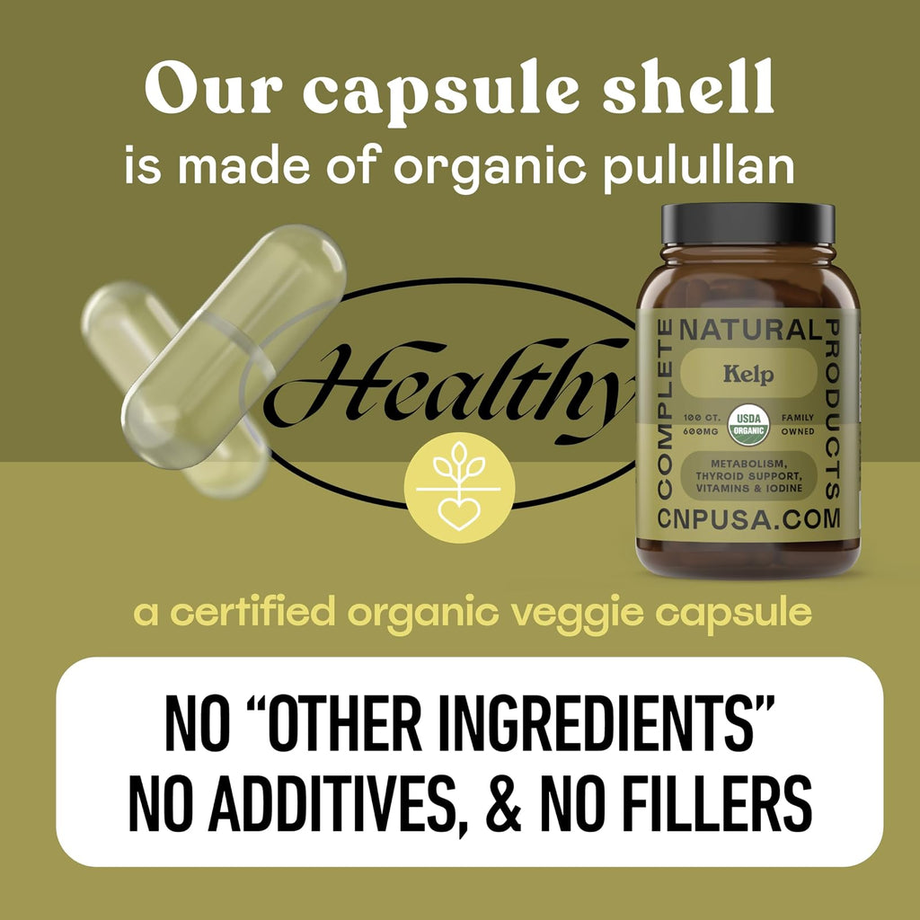 Icelandic sea kelp capsules for wellness