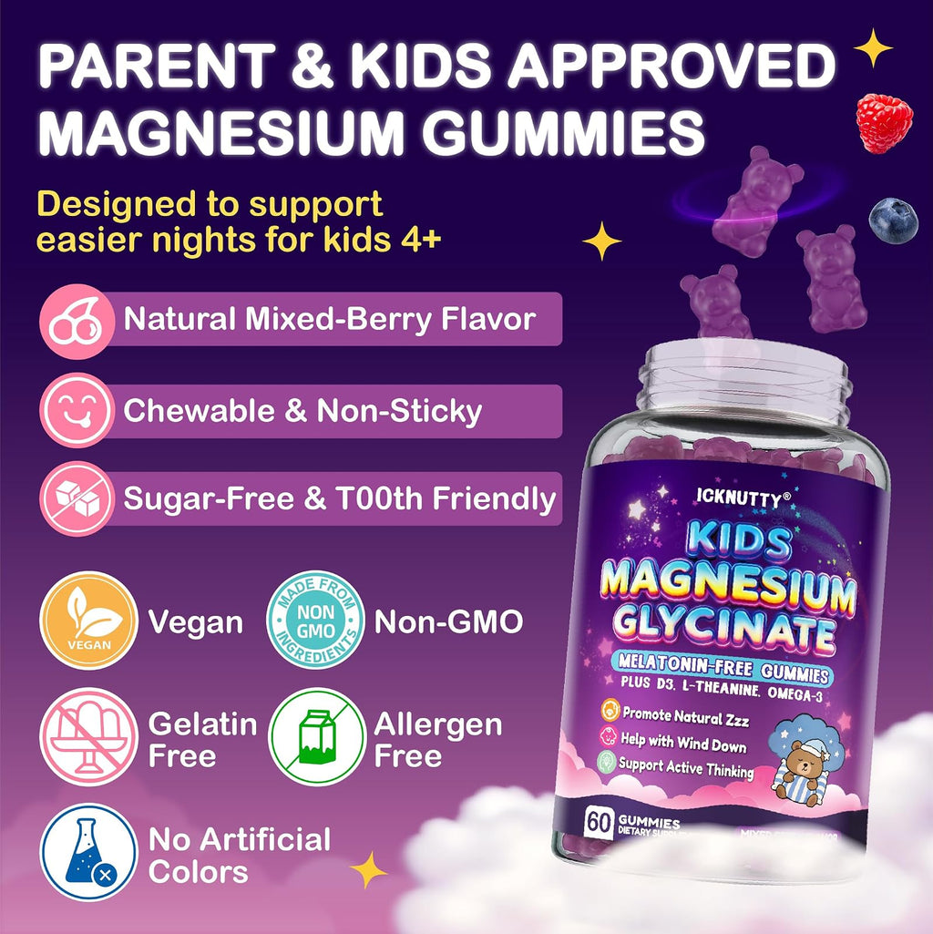 ICKNUTTY magnesium gummies for relaxation
